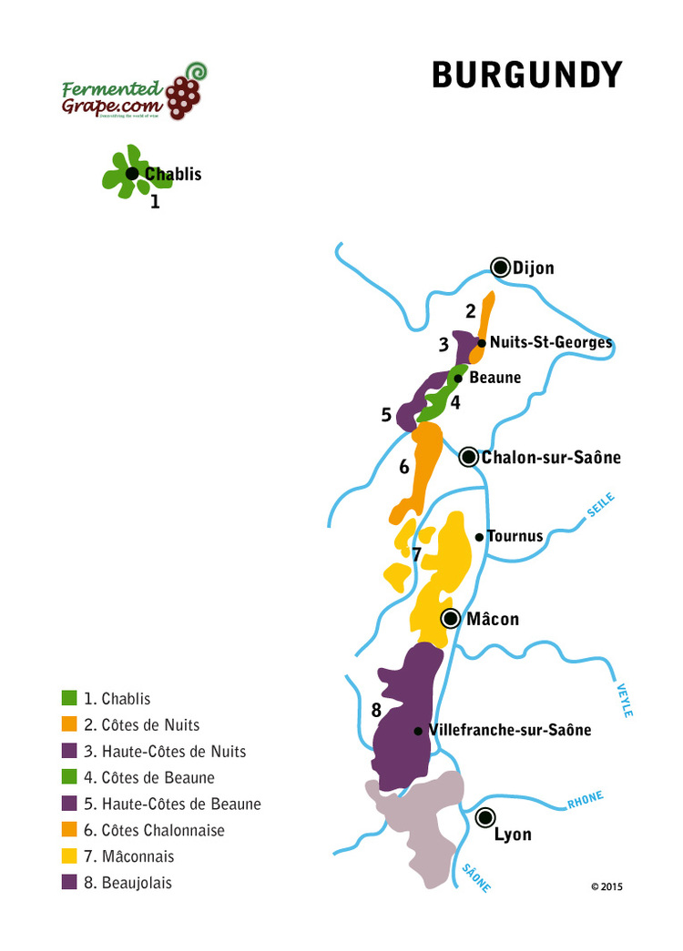 Wines of Burgundy (France) - IHMNOTESSITE